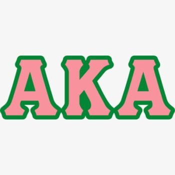 AKA Letters Svg Free