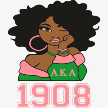 AKA Pretty Girl 1908 Svg Free