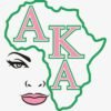 Alpha Kappa Alpha Map Face SVG for Cricut - Download Now