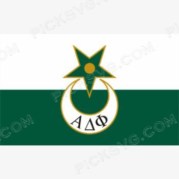 Alpha Delta Phi Flag Svg - File for Cricut | PickSVG