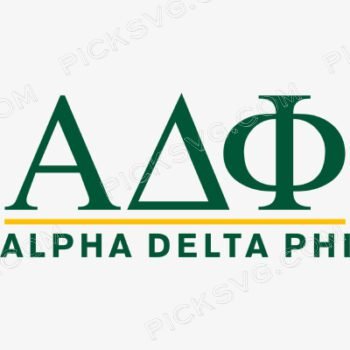 Alpha Delta Phi letter Logo Svg Free