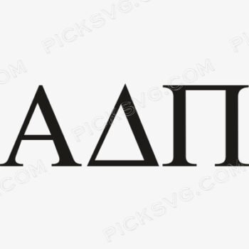 Alpha Delta Pi Greek Svg - Digital Download Free