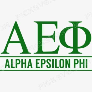 Alpha Epsilon Phi Letter Svg - Digital Download Free