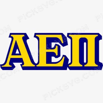 Alpha Epsilon Pi Greek Letter Svg - Download Free SVG Cut Files