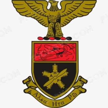 Alpha Eta Rho Crest Svg Free