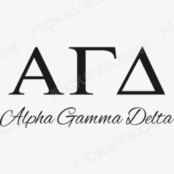 Alpha Gamma Delta Logo SVG File for Cricut - Download Now