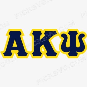 Alpha Kappa Alpha Drips Svg