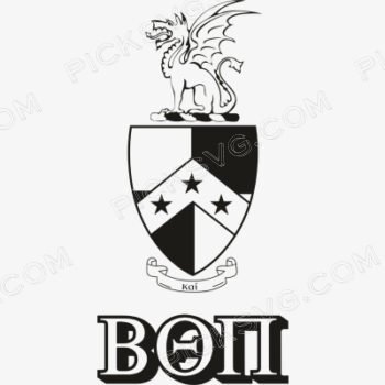 Beta Theta Pi Logo Crest Black SVG | Cricut File | PickSVG