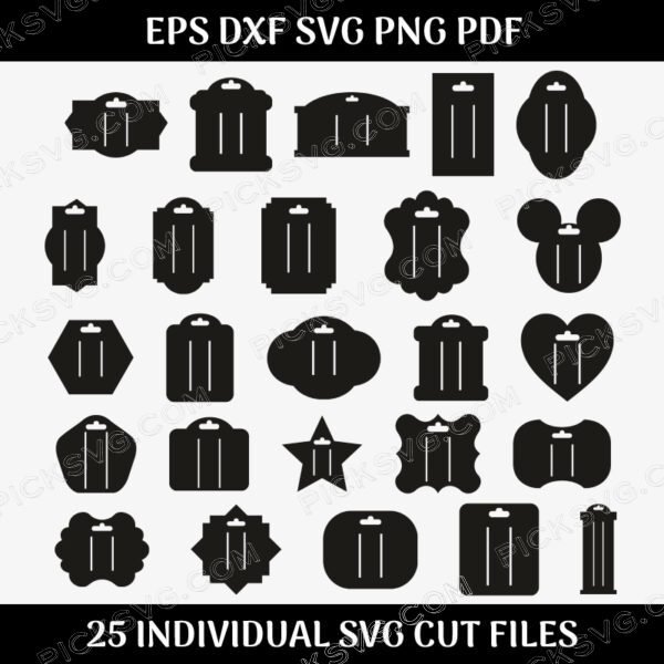 Bow Card Bundle Svg - File for Cricut | PickSVG