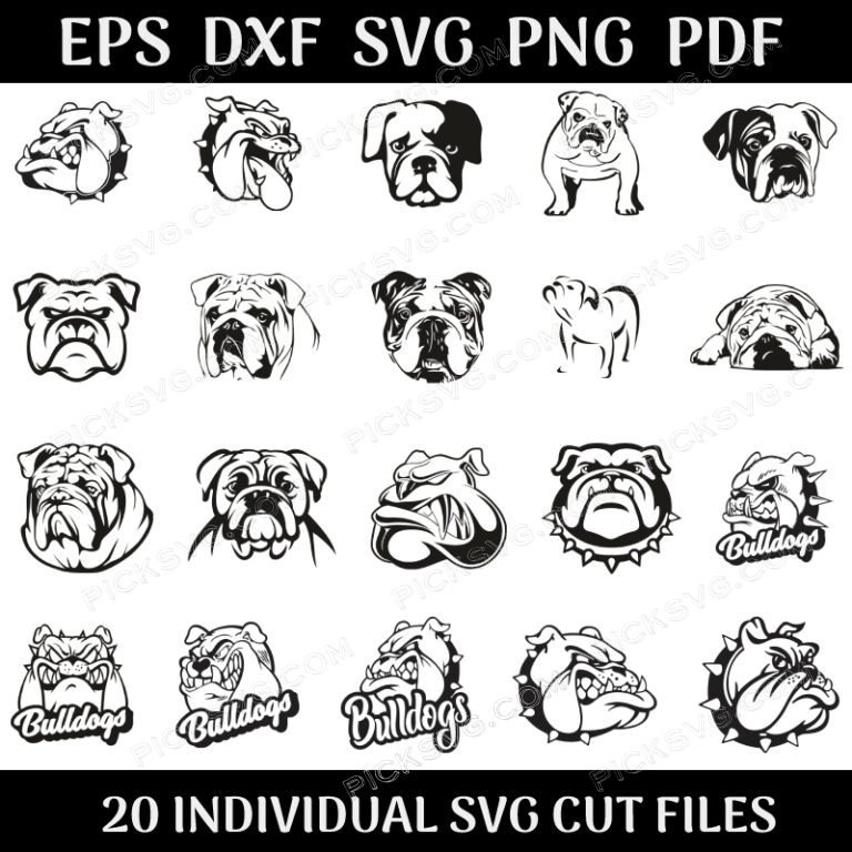 Bulldogs Bundle Svg Free
