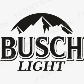 Busch Light Black Svg Free