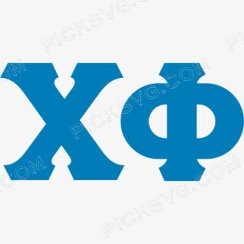 Chi Phi Greek Letter Svg Free