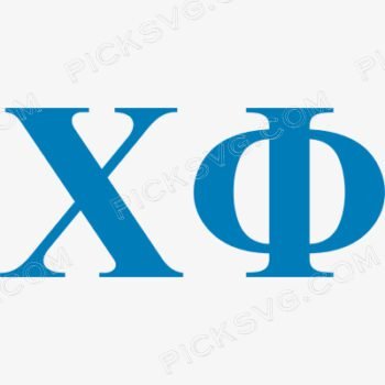 Chi Phi Letter Logo Svg Free