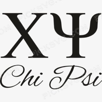 Chi Psi Svg - Digital Download Free