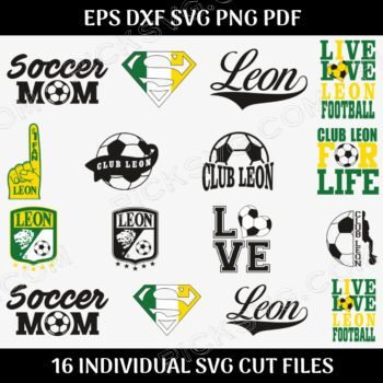 Club Leon Bundle Svg - File for Cricut | PickSVG