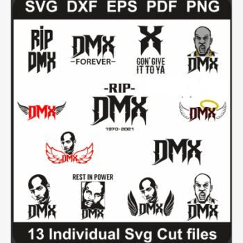 DMX Ruff Ryders Black Bundle Svg Free
