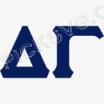 Delta Gamma Greek Letter Logo SVG – Instant Digital Download