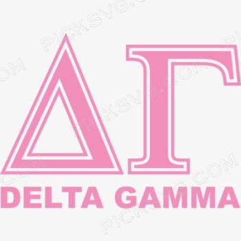 Delta Gamma Letter Svg Free
