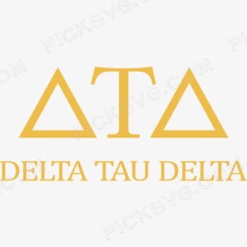 Delta Tau Delta Letter Svg - Digital Download Free
