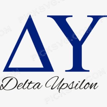 Delta Upsilon Logo Vector file Free