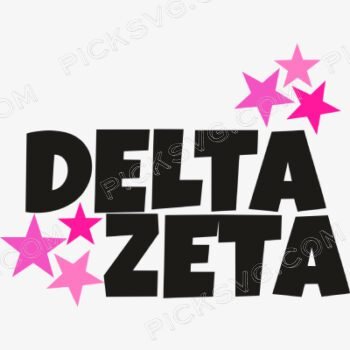 Delta Zeta Logo Vector file SVG – Instant Digital Download