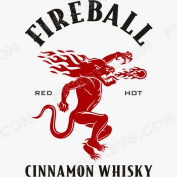 Fireball Whisky SVG Free