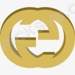 Gucci GG 3D Logo SVG - Gucci Inspired