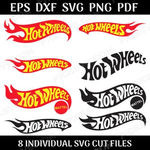Hot Wheels Logo Bundle Svg - Digital Download Free