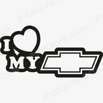 I Love My Chevrolet Svg Free