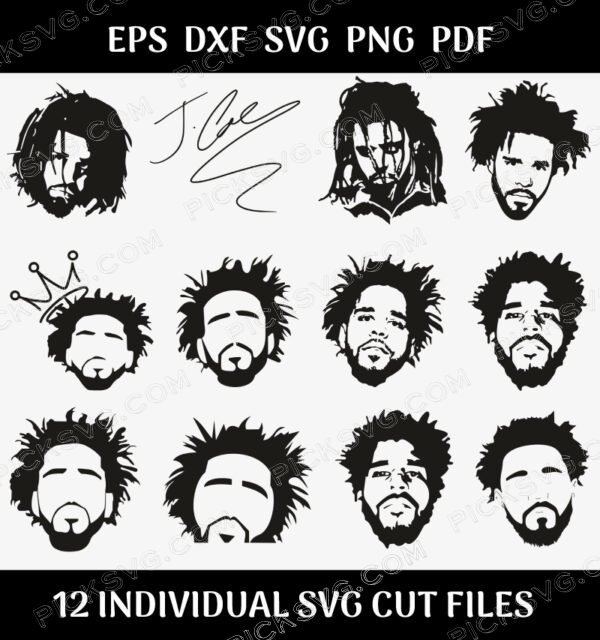 J Cole Bundle Svg Free