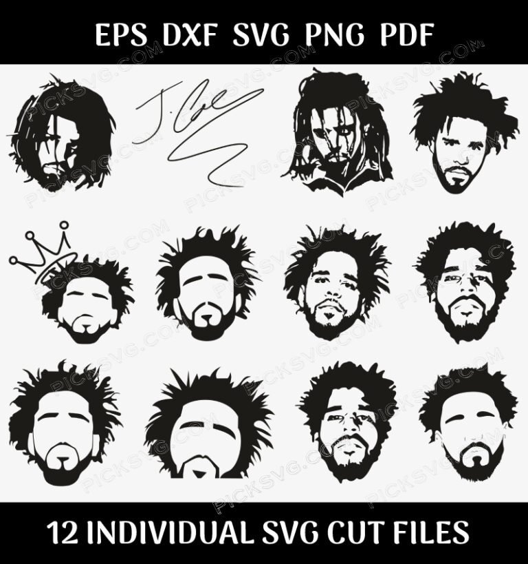 J Cole Bundle Svg Free