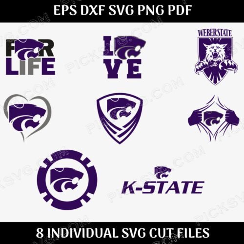 Kansas State Wildcats Bundle Svg Free