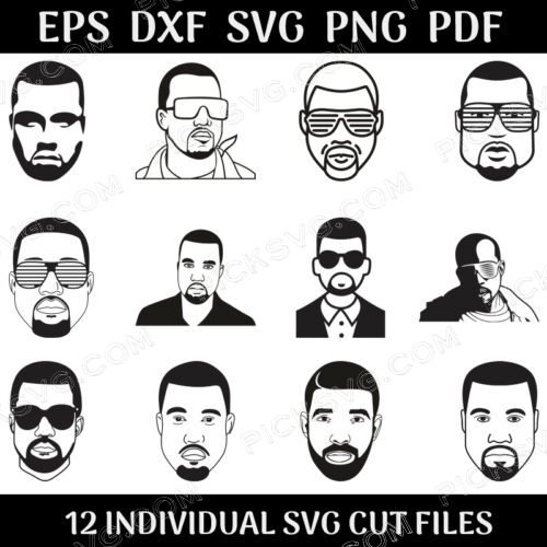 Kanye West Bundle Svg Free