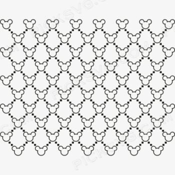 Mickey pattern Disney Svg Free