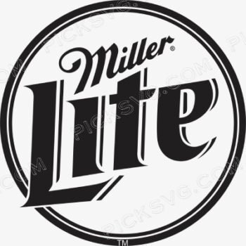 Miller Lite Circle Svg - File for Cricut | PickSVG