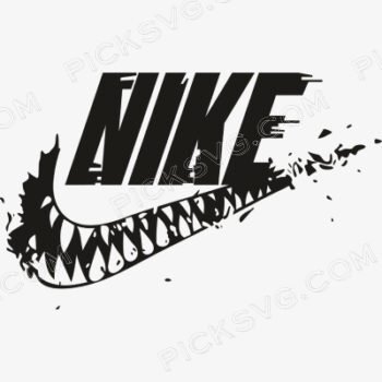 Nike Drip Black Svg - Digital Download Free