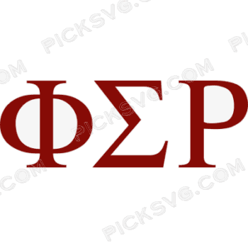 Phi Sigma Rho Letter Svg Free