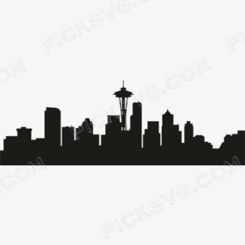 Seattle Tower Svg - PICKSVG.COM