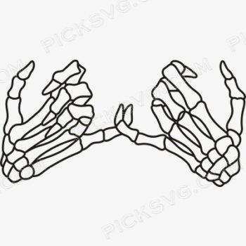 Skeleton Hands Pinky Promise Svg Free