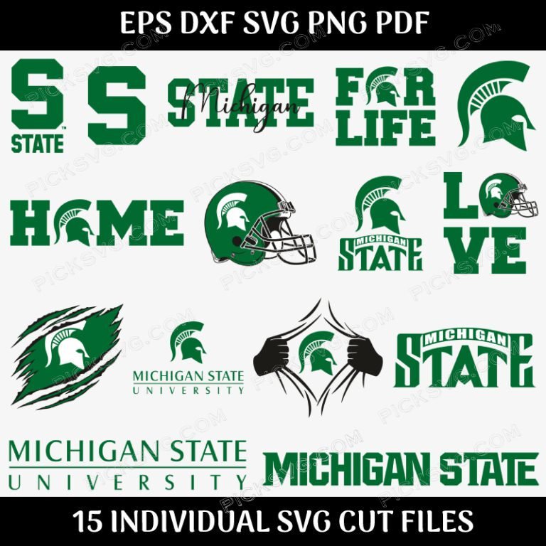State Michigan Bundle Svg Free