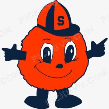 Syracuse Otto The Orange Svg File for Cricut & Silhouette | PickSVG