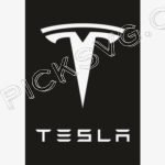 Tesla Black Logo Svg - File for Cricut | PickSVG
