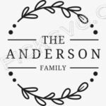 The Anderson Family Svg - Digital Download Free