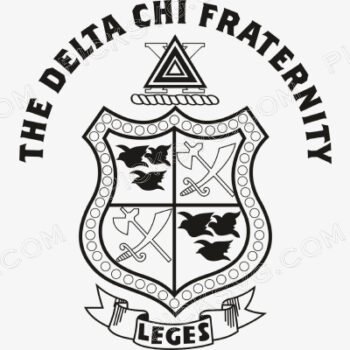 The Delta Chi Fraternity Black Svg - File for Cricut | PickSVG