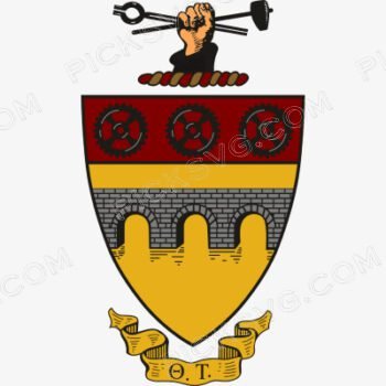 Theta Tau Crest Svg Free