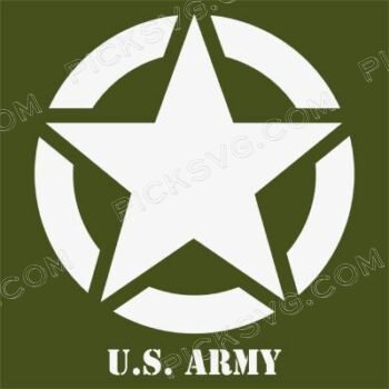 US Army Star SVG – Instant Digital Download | PickSVG