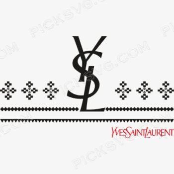 Ysl Saint Laurent Svg Free