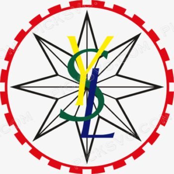 Ysl Star Circle Svg