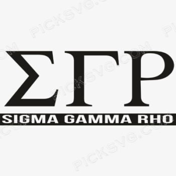 Sigma Gamma Rho Svg Free