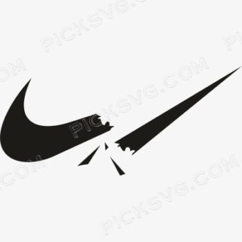 Nike Symbol Broken Svg Free